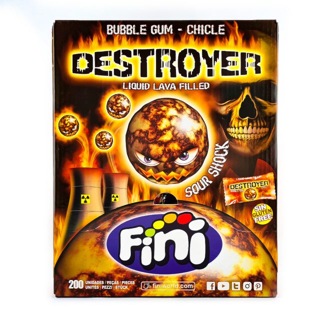 Fini Destroyer Bubble Gum 200er Box – Candy Broski