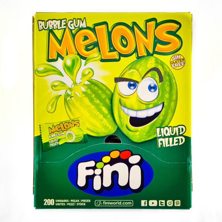 Fini Melons Bubble Gum 200er Box – Candy Broski