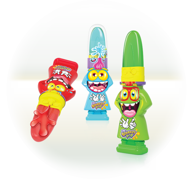 Johny Bee Mr Squeezy Pop 56g x 12pcs – Candy Broski