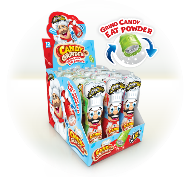 Johny Bee Candy Grinder 29g x 12pcs – Candy Broski