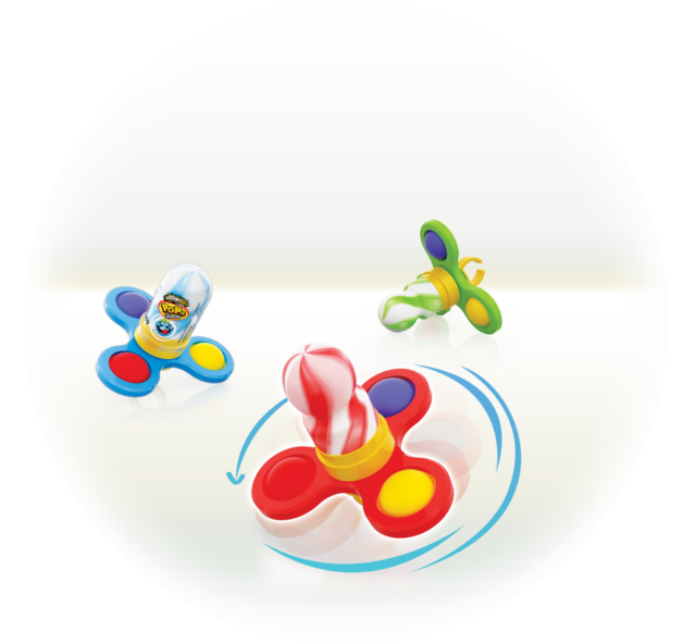 Johny Bee Pop It Spinner Candy 15g x 16pcs – Candy Broski